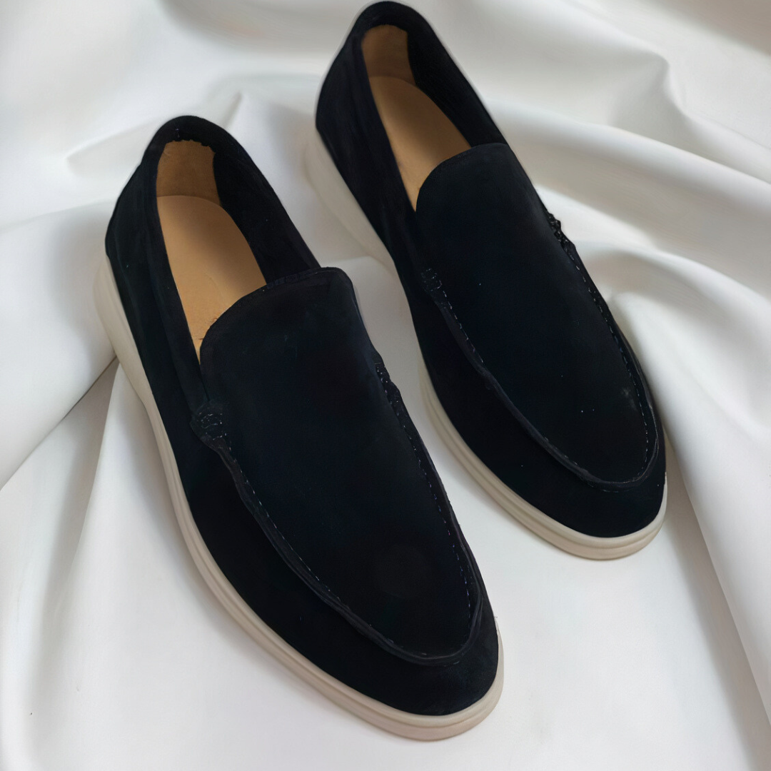 Radulf | Mules de luxe en tissu pour hommes – Chic Parisien